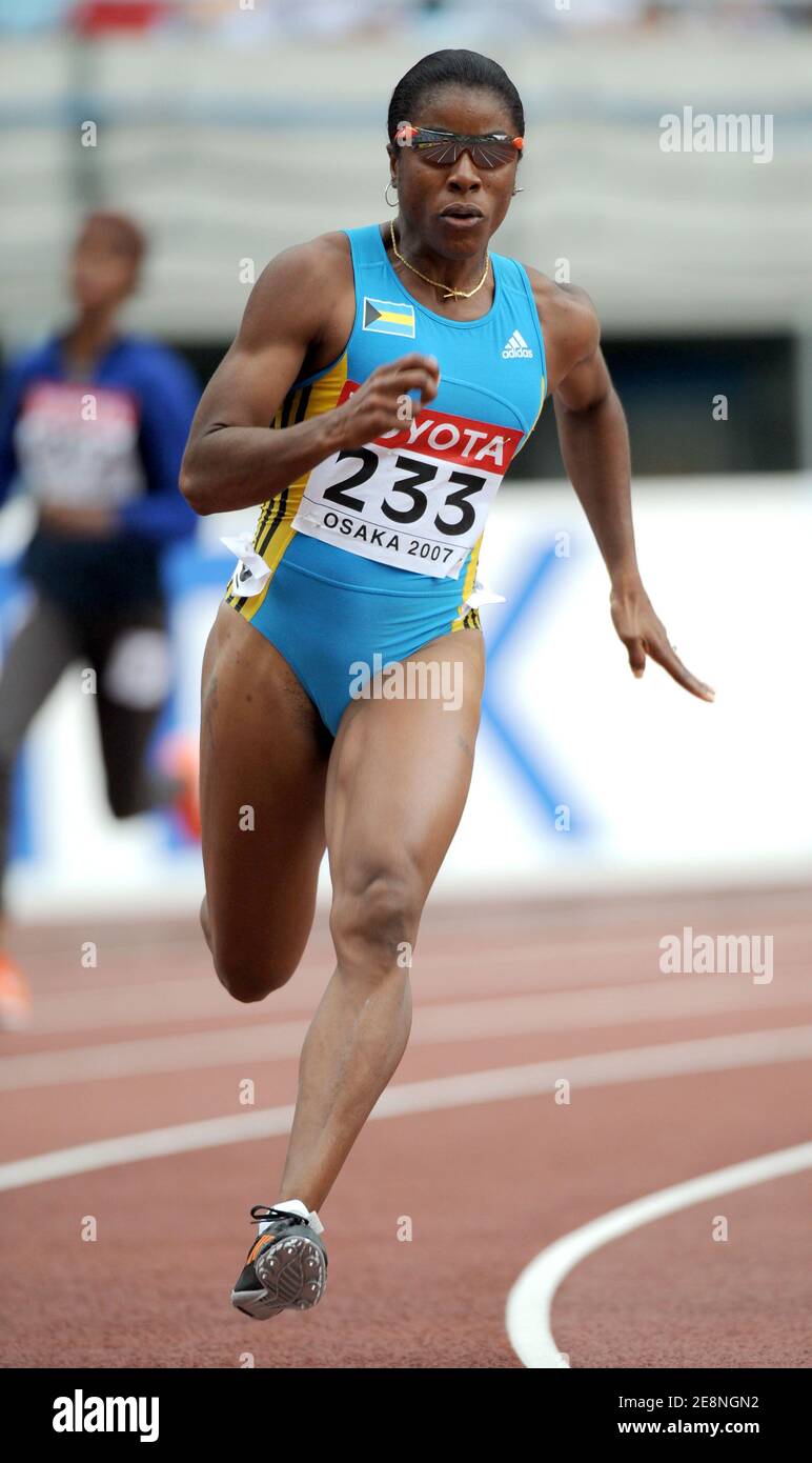 Bahamas' Debbie Ferguson-McKenzie competes on women's 200 meters heats ...