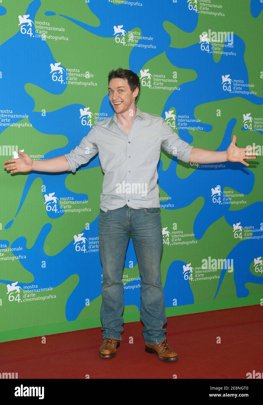 Scottish actor James McAvoy poses for pictures during the photocall for ...