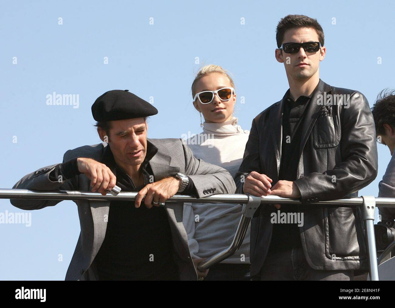 'Heroes' cast-members Milo Ventimiglia, Hayden Panettiere and Adrian ...
