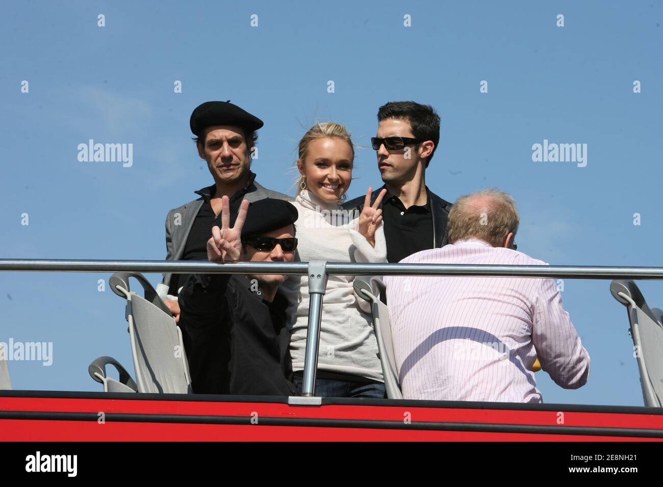 'Heroes' cast-members Milo Ventimiglia, Hayden Panettiere, Jack Coleman ...