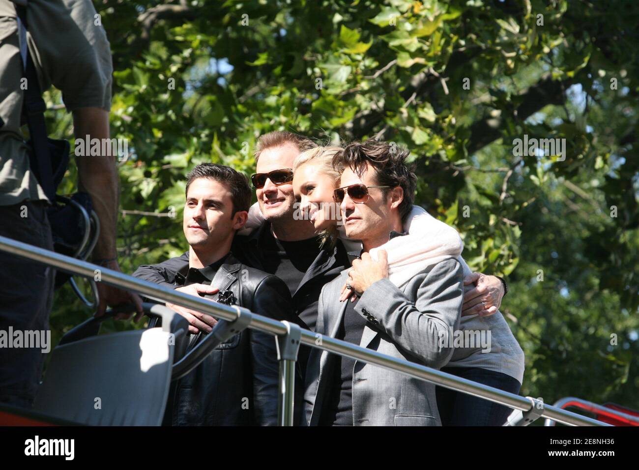 'Heroes' cast-members Milo Ventimiglia, Hayden Panettiere, Jack Coleman ...