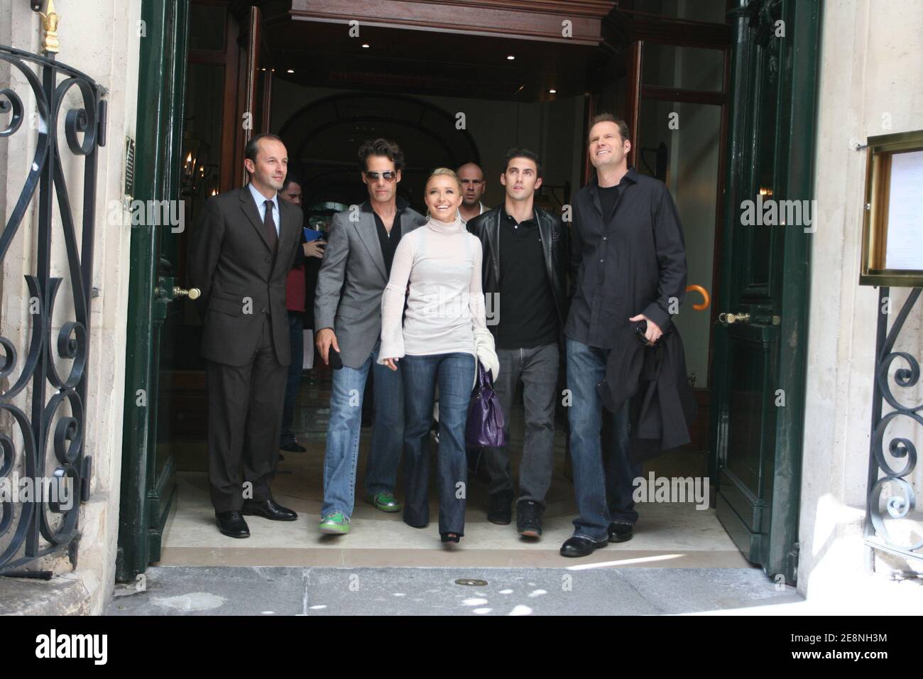 'Heroes' cast-members Milo Ventimiglia, Hayden Panettiere, Jack Coleman ...