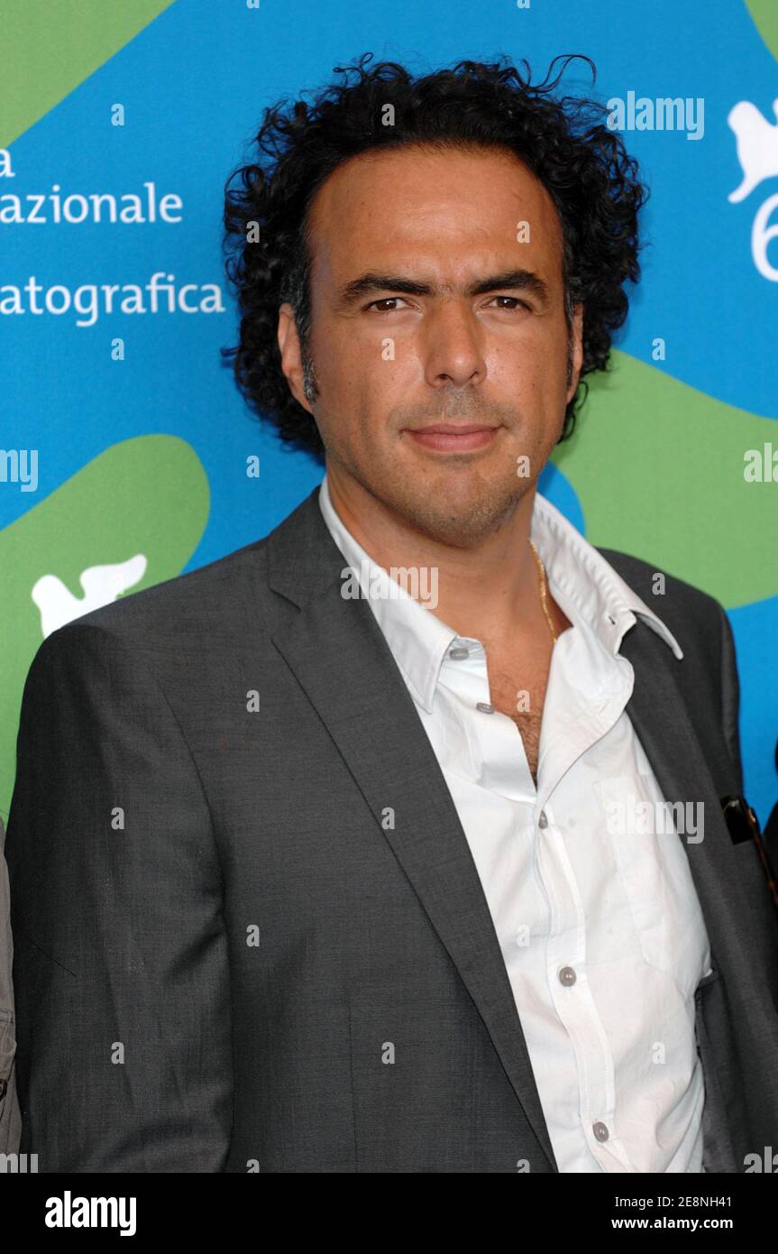 Jury member Mexican director Alejandro Gonzalez Inarritu poses for ...