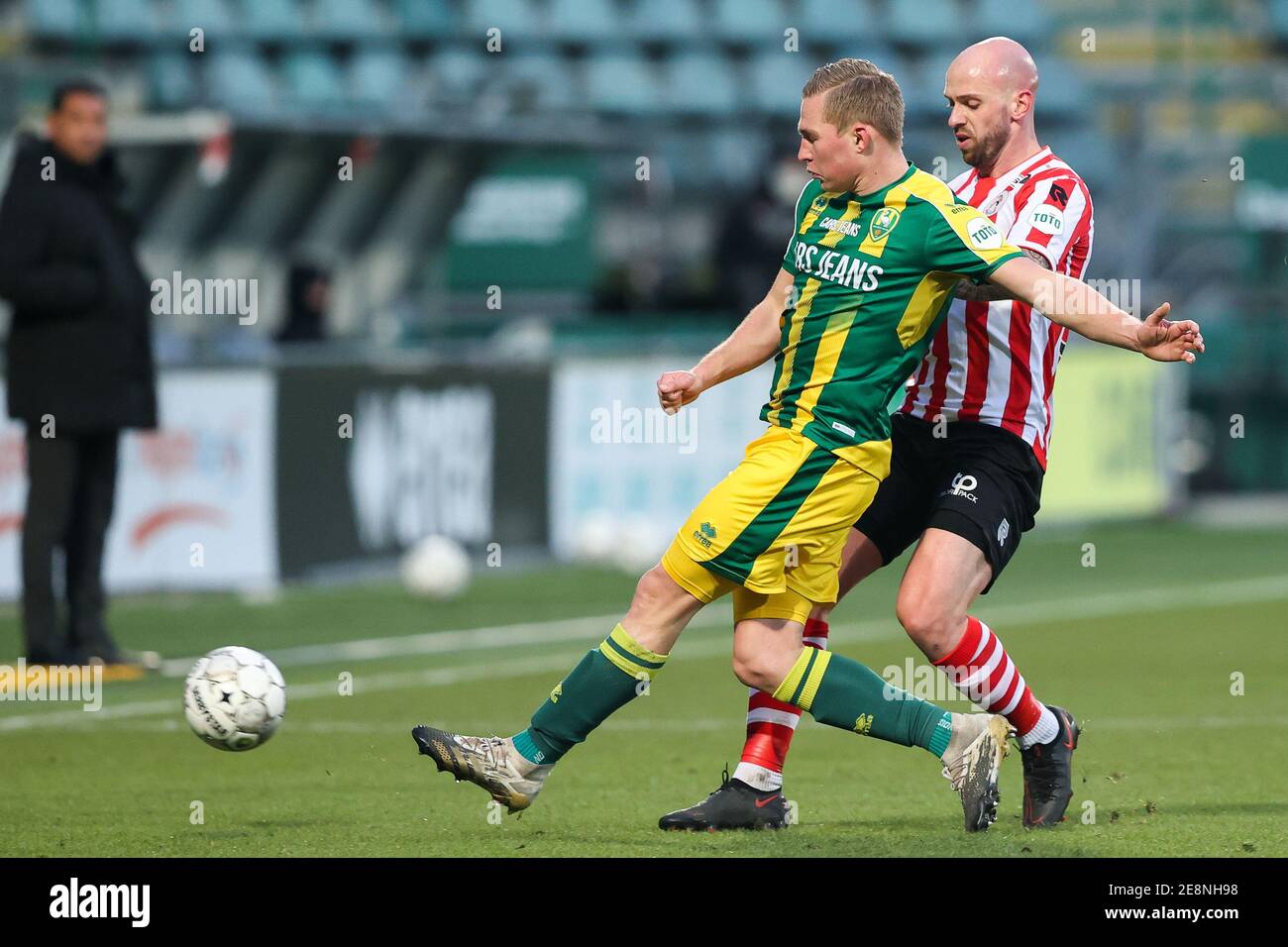 DEN HAAG, NETHERLANDS - JANUARY 31: Boy Kemper of ADO Den Haag, Bryan ...