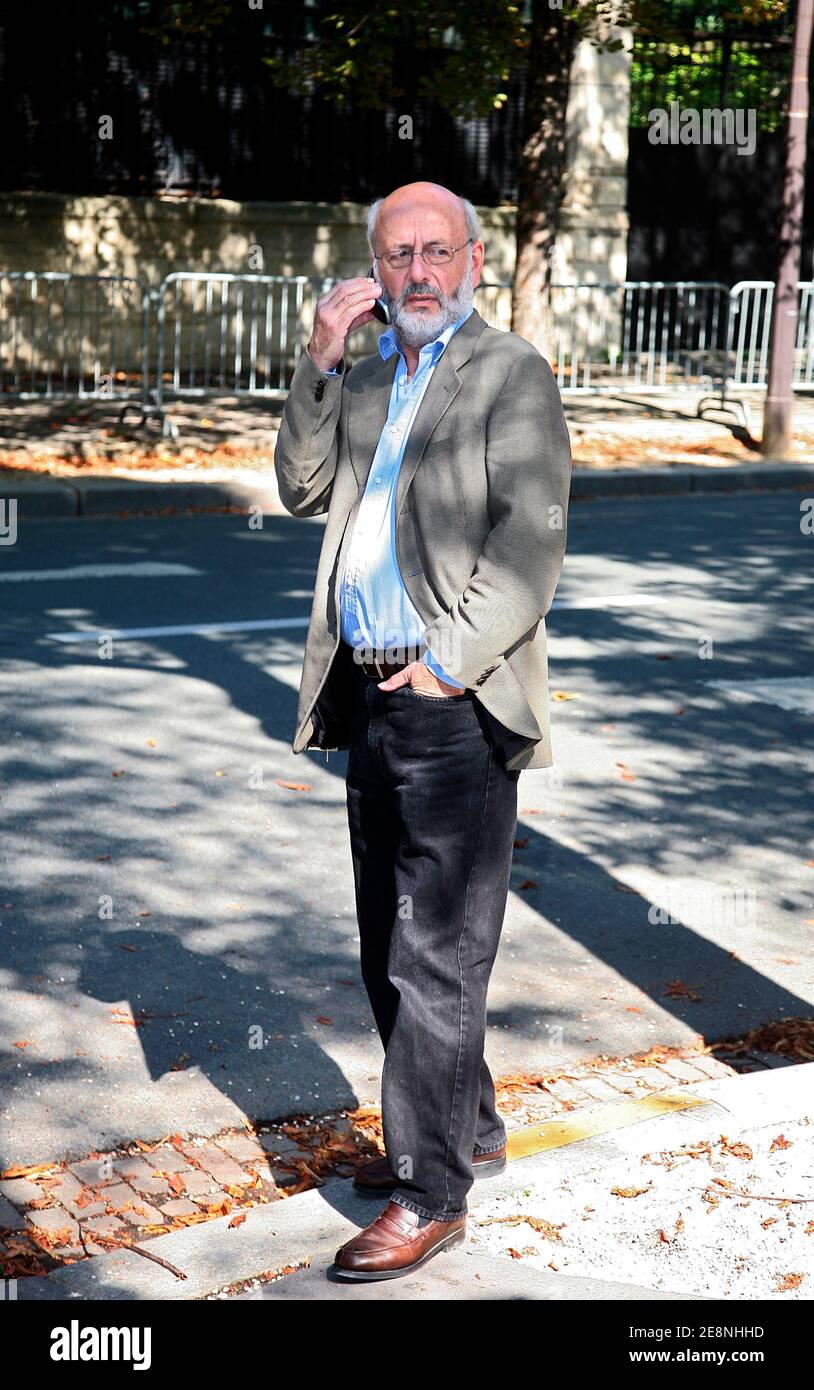 EXCLUSIVE. French Director Bertrand Blier poses for our photographer ...