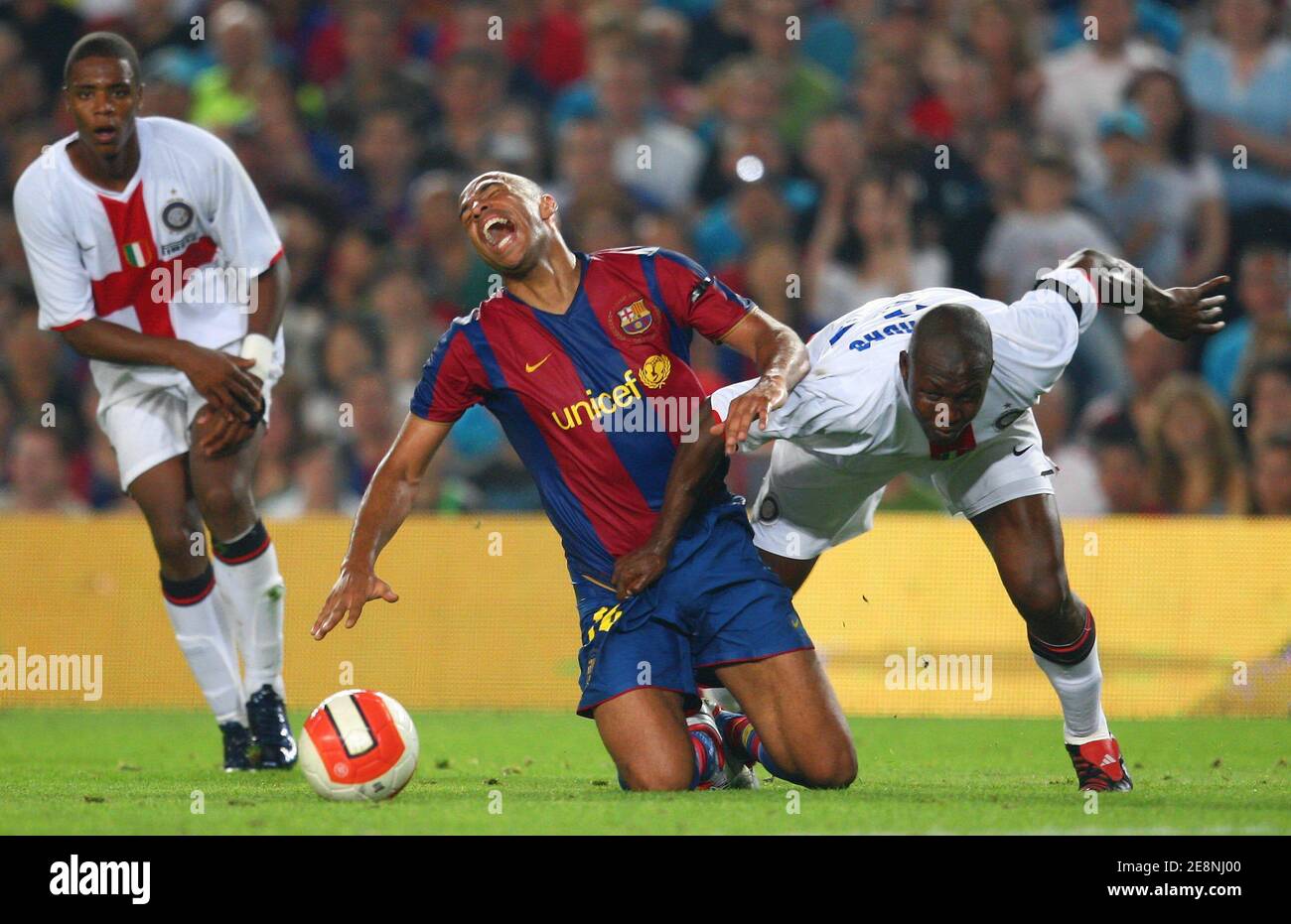 FC Barcelona's Thierry Henry during the club's Joan Gamper Trophy match ...