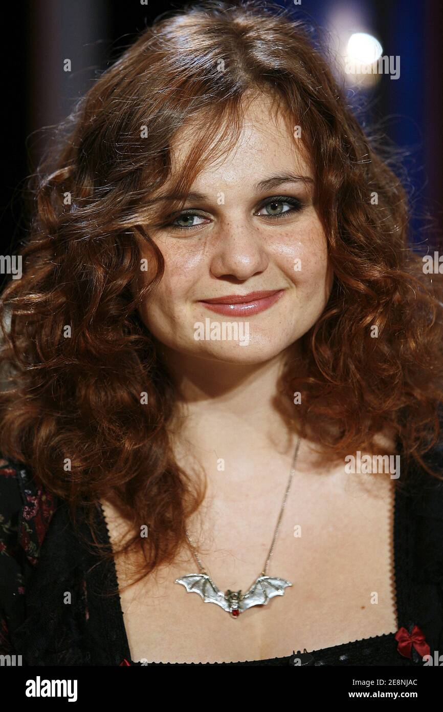 Ariane Fornia promotes her book 'Derniere Morsure' during the taping of ...