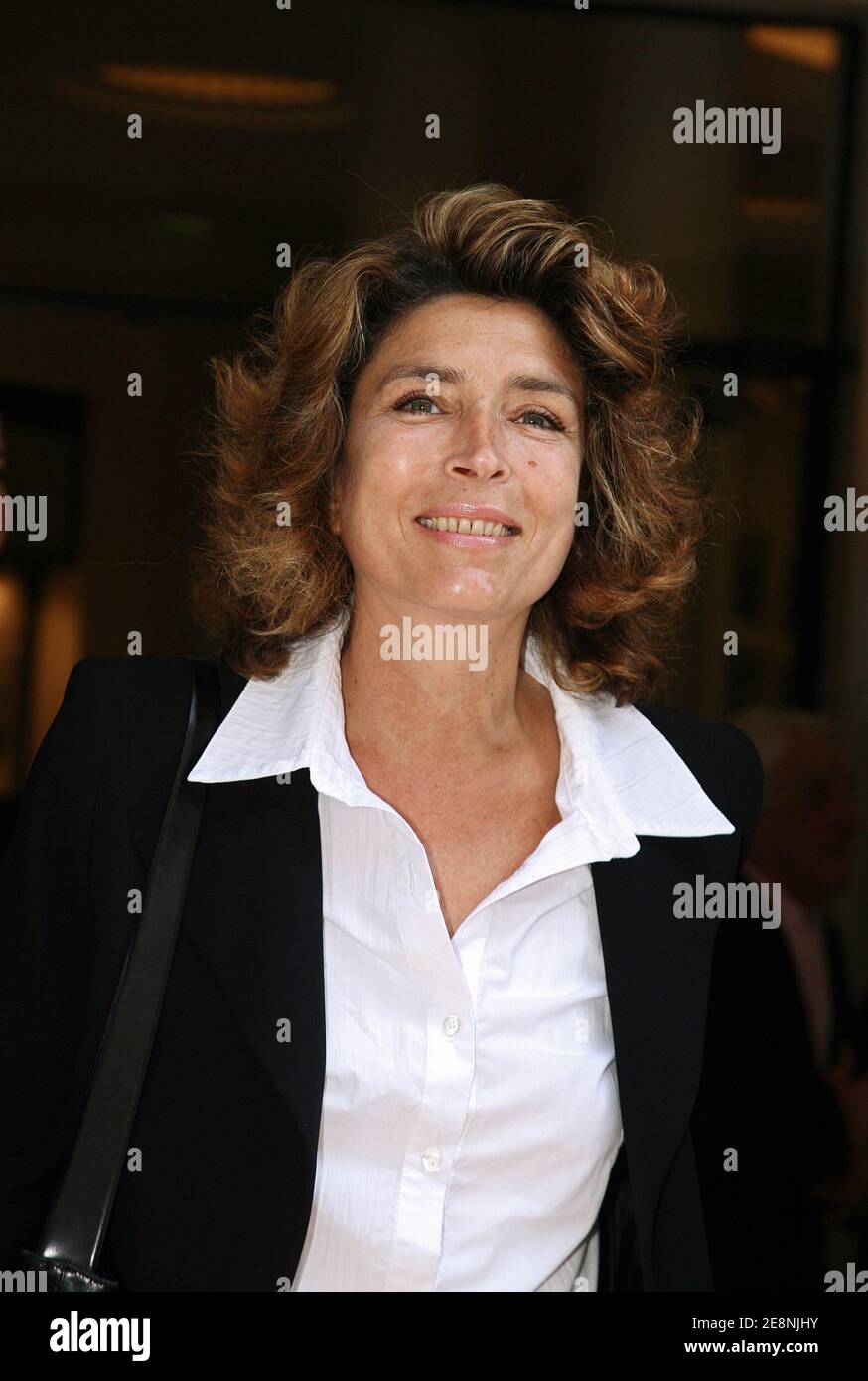 TV presenter Marie-Ange Nardi attends the annual press conference of ...