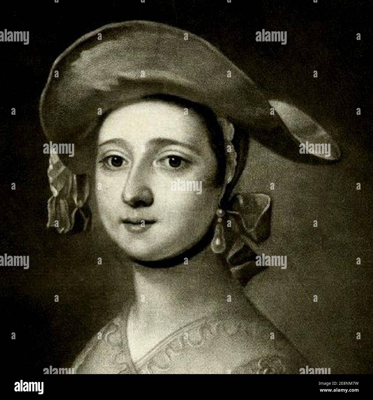 Miss Fanny Murray by Henry Robert Morland cropped Stock Photo - Alamy