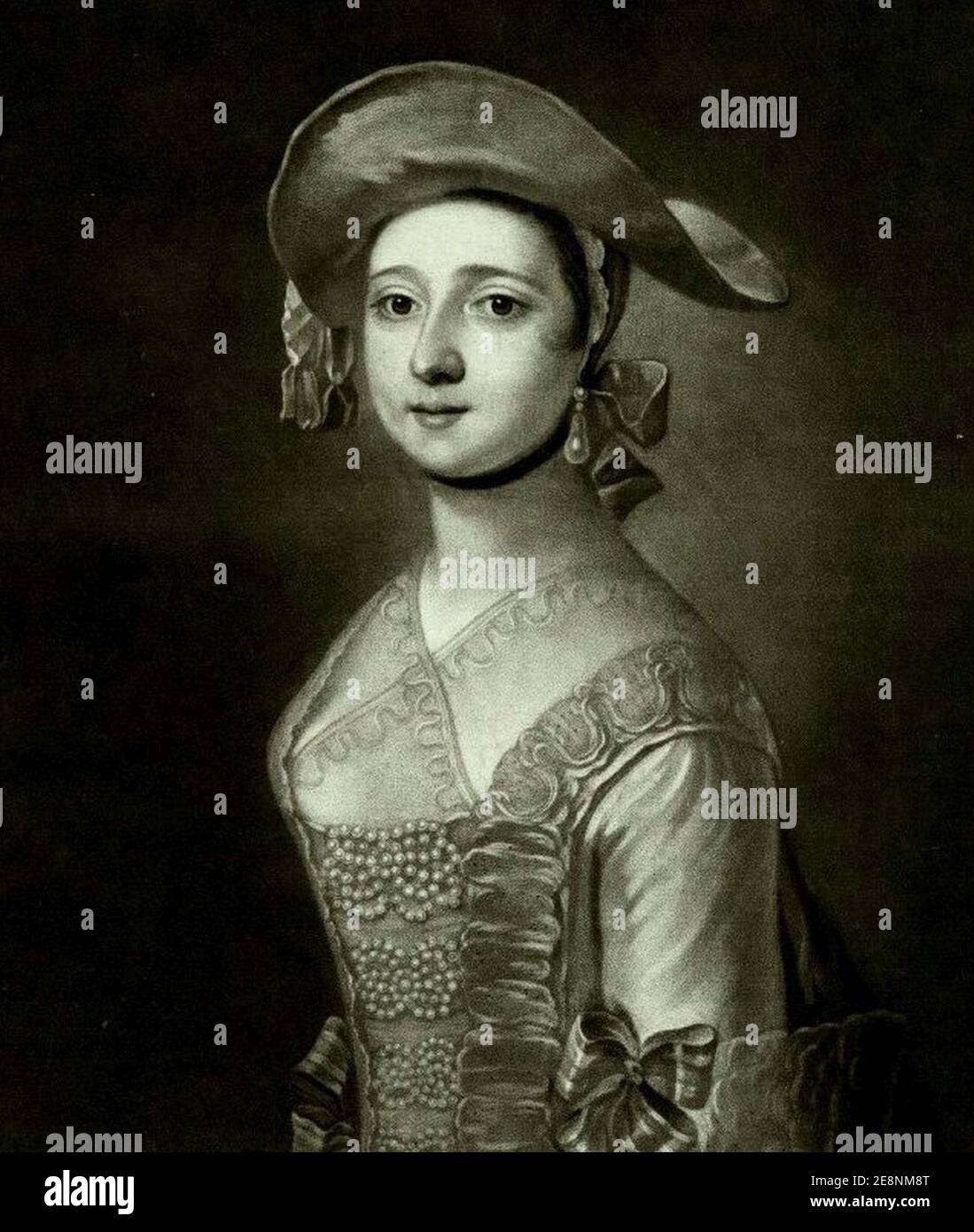 Miss Fanny Murray by Henry Robert Morland portrait Stock Photo - Alamy