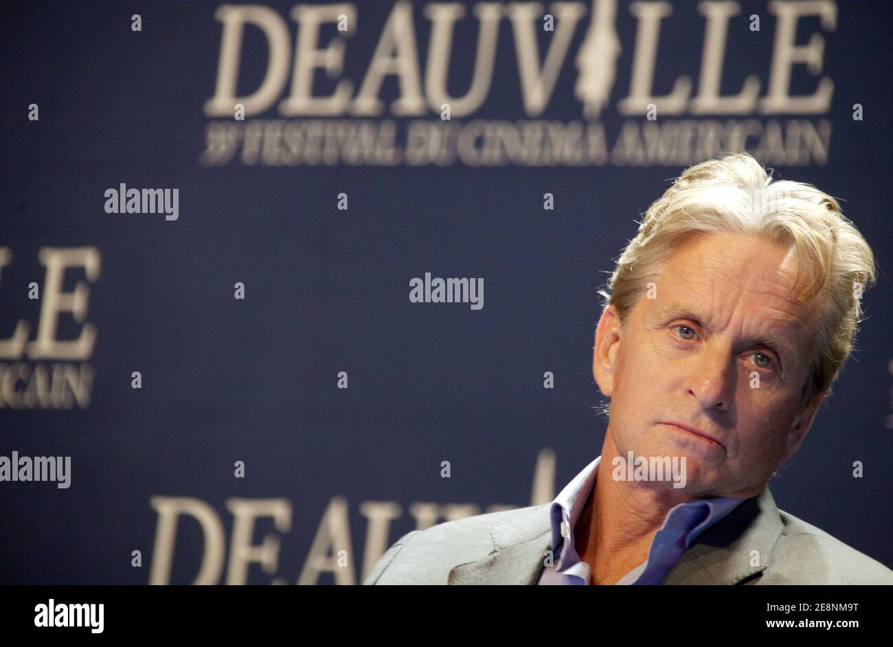 US actor Michael Douglas attends a press conference for 'King of ...
