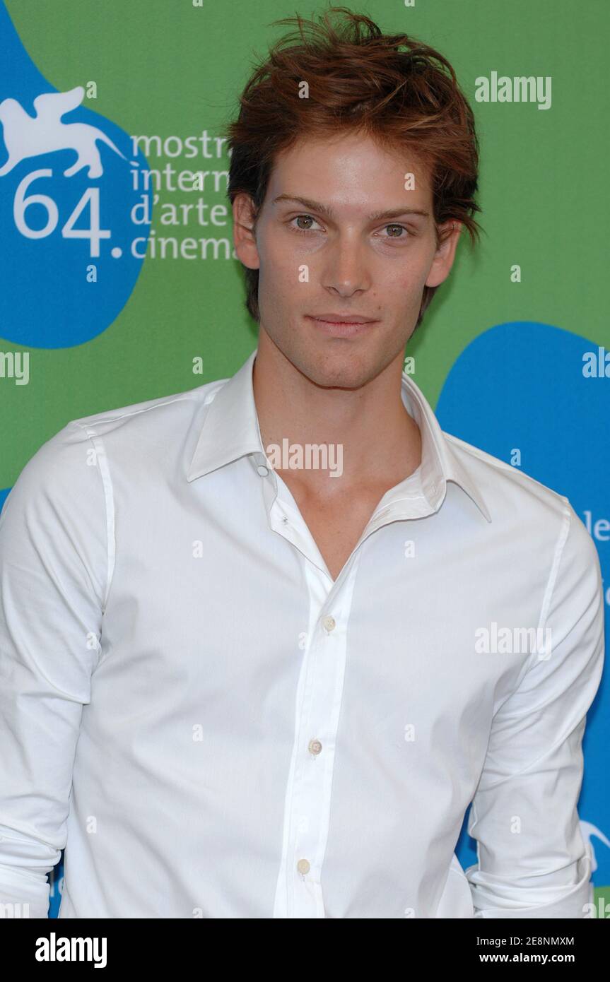 Cast member Andy Gillet poses for pictures during the photocall for his ...