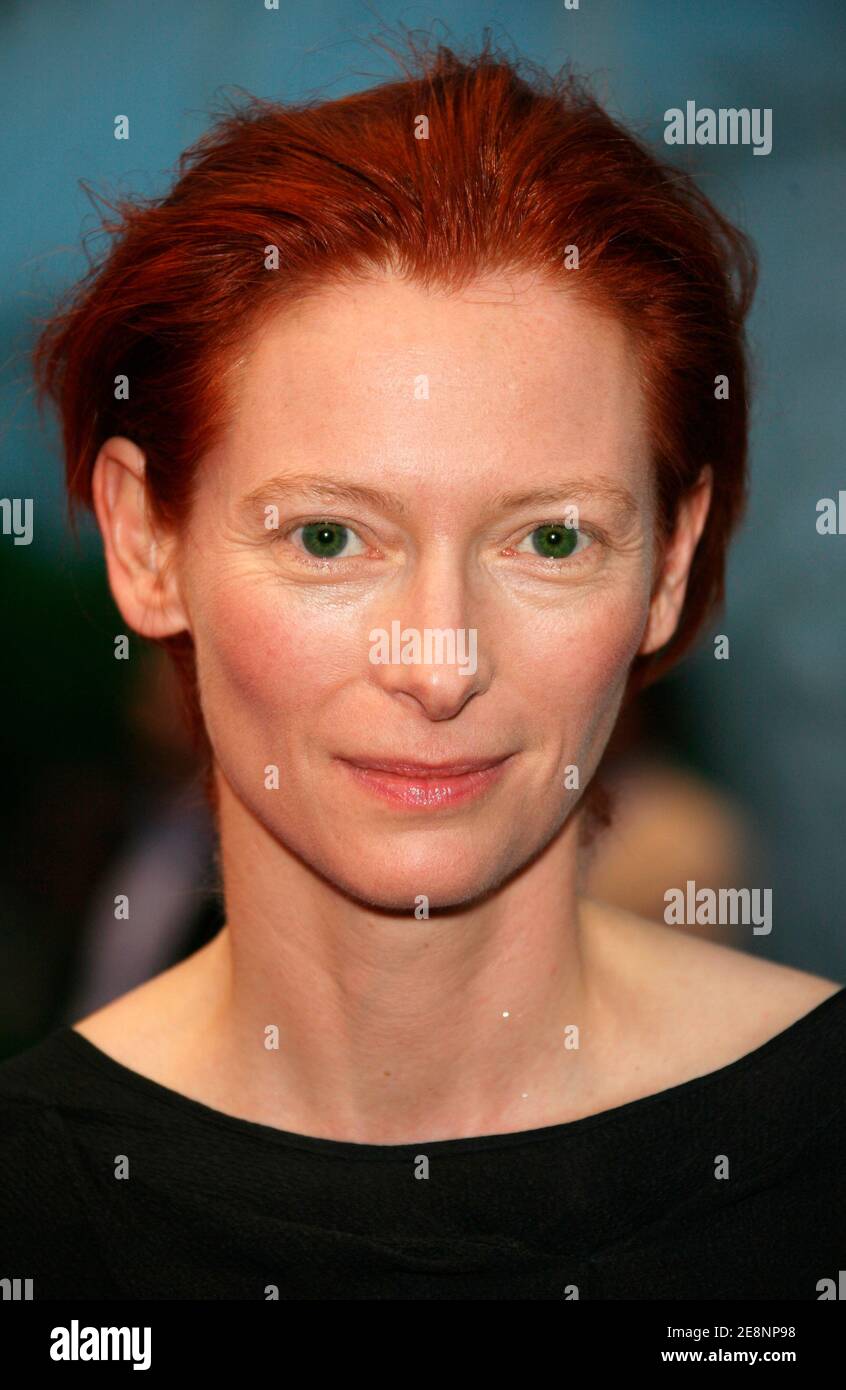 Cast member Tilda Swinton arrives for the screening of 'Michael Clayton ...