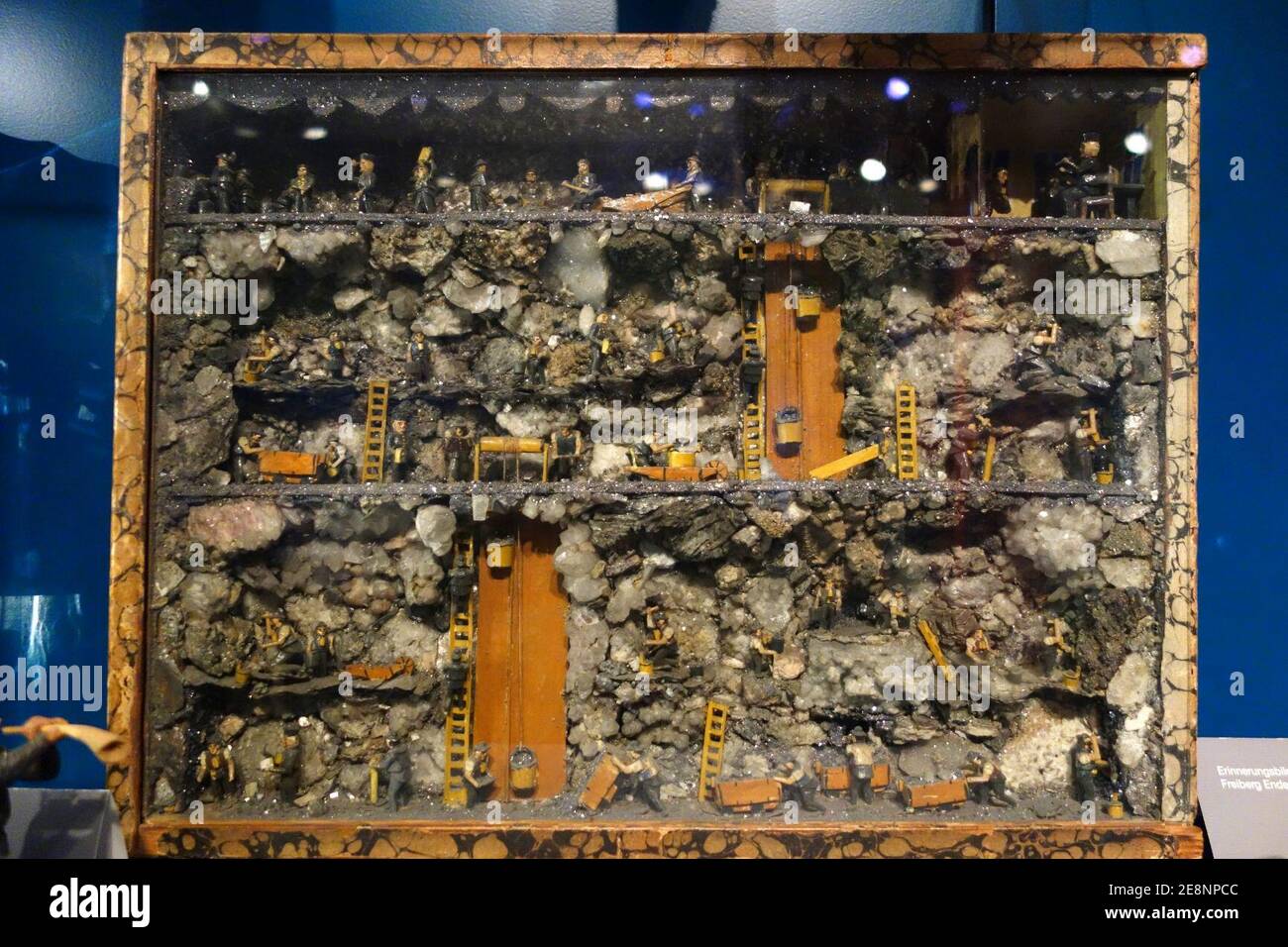 Mine replica 2 Stock Photo - Alamy