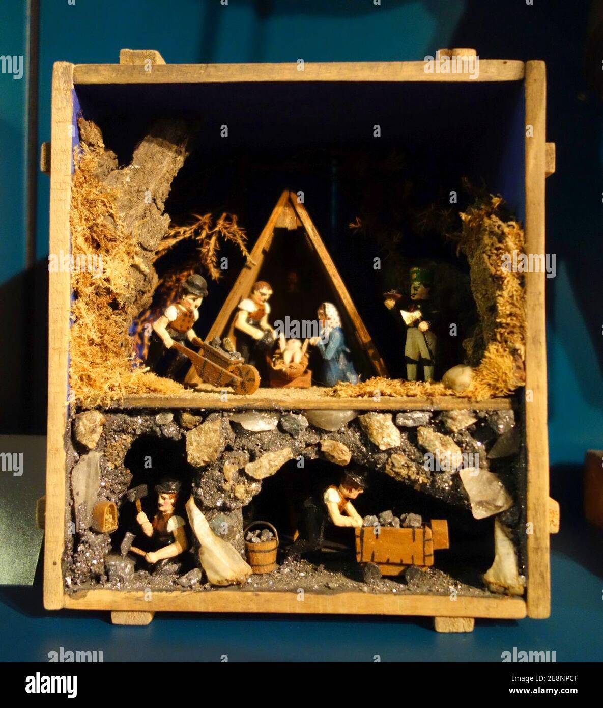 Mine replica 4 Stock Photo - Alamy