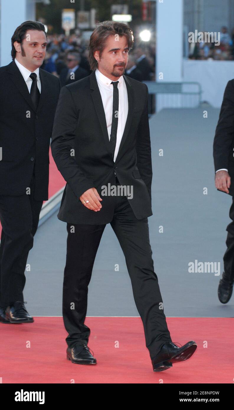 Cast member Colin Farrell walks the red carpet for the screening of ...