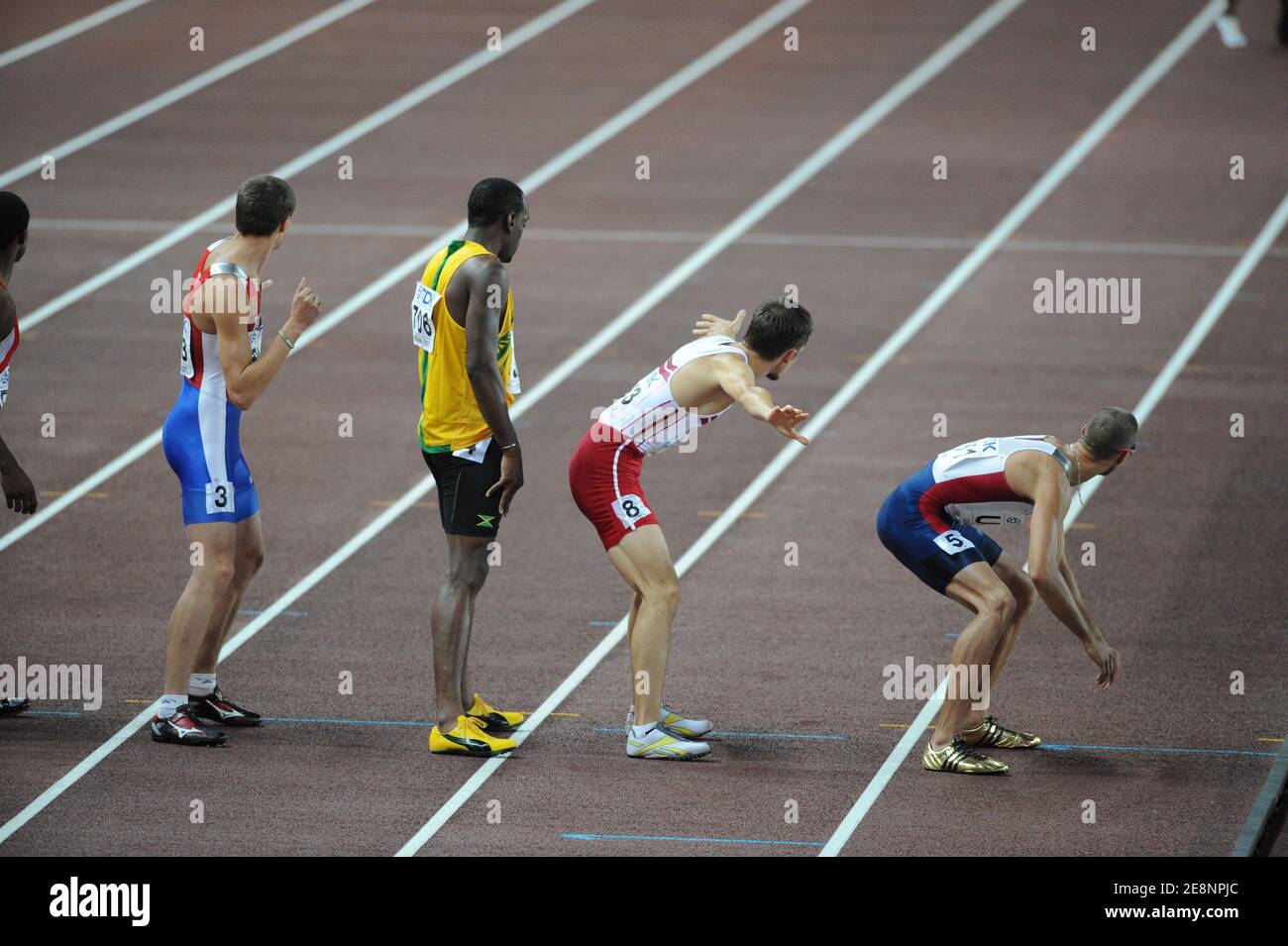Atmosphere on men's 4X400 meters relay final during 11th IAAF World ...