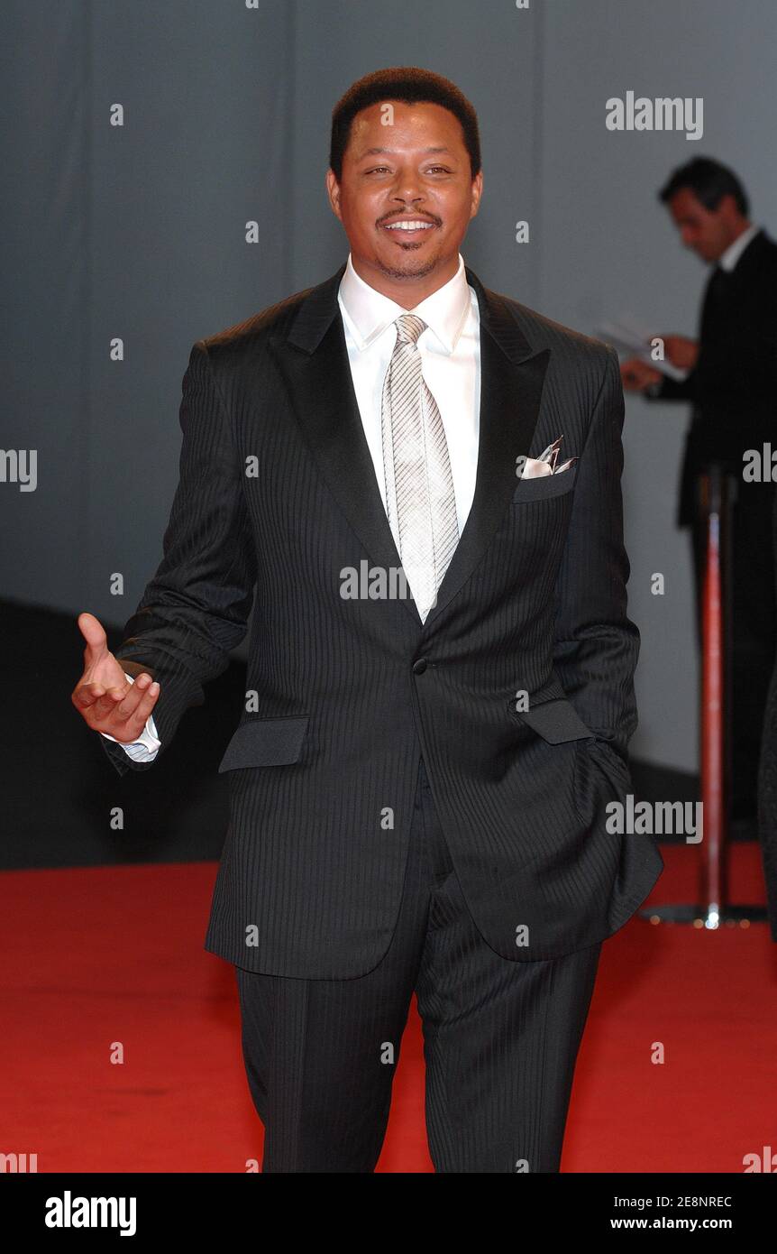 Cast member Terrence Howard walks the red carpet for 'The Hunting Party ...