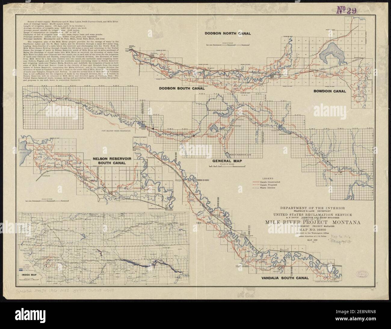 Milk river project hi-res stock photography and images - Alamy