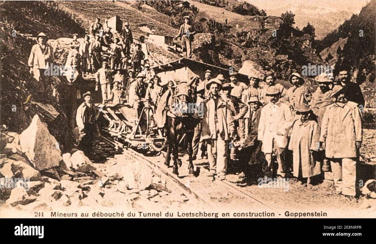 Loetschberg tunnel hi-res stock photography and images - Alamy