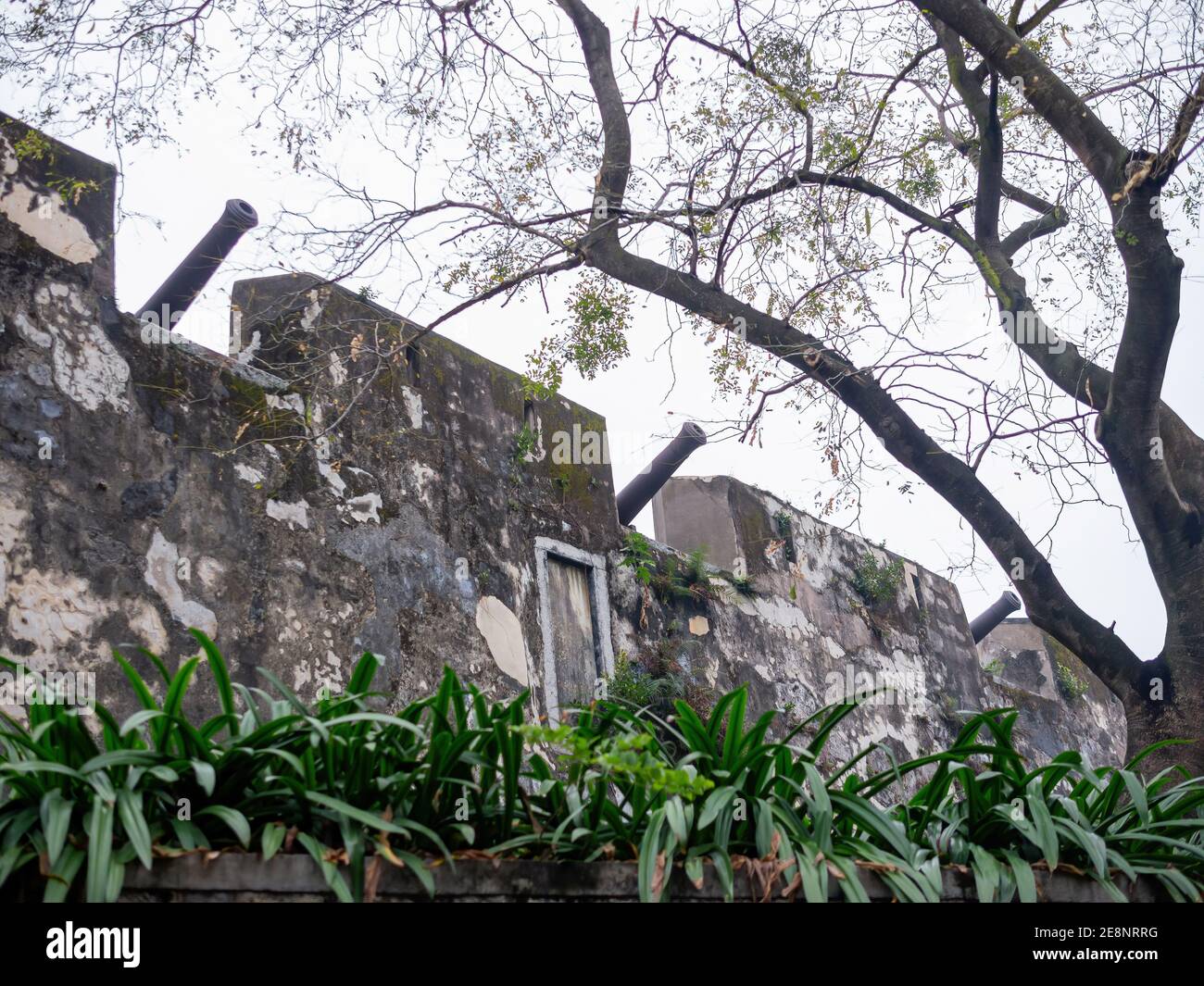 Exterior view of the old Monte Fort at Macau, China Stock Photo - Alamy