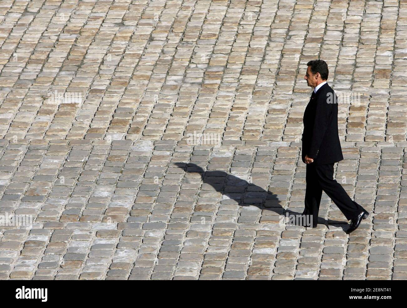 President Nicolas Sarkozy attends the funeral mass of former Prime ...