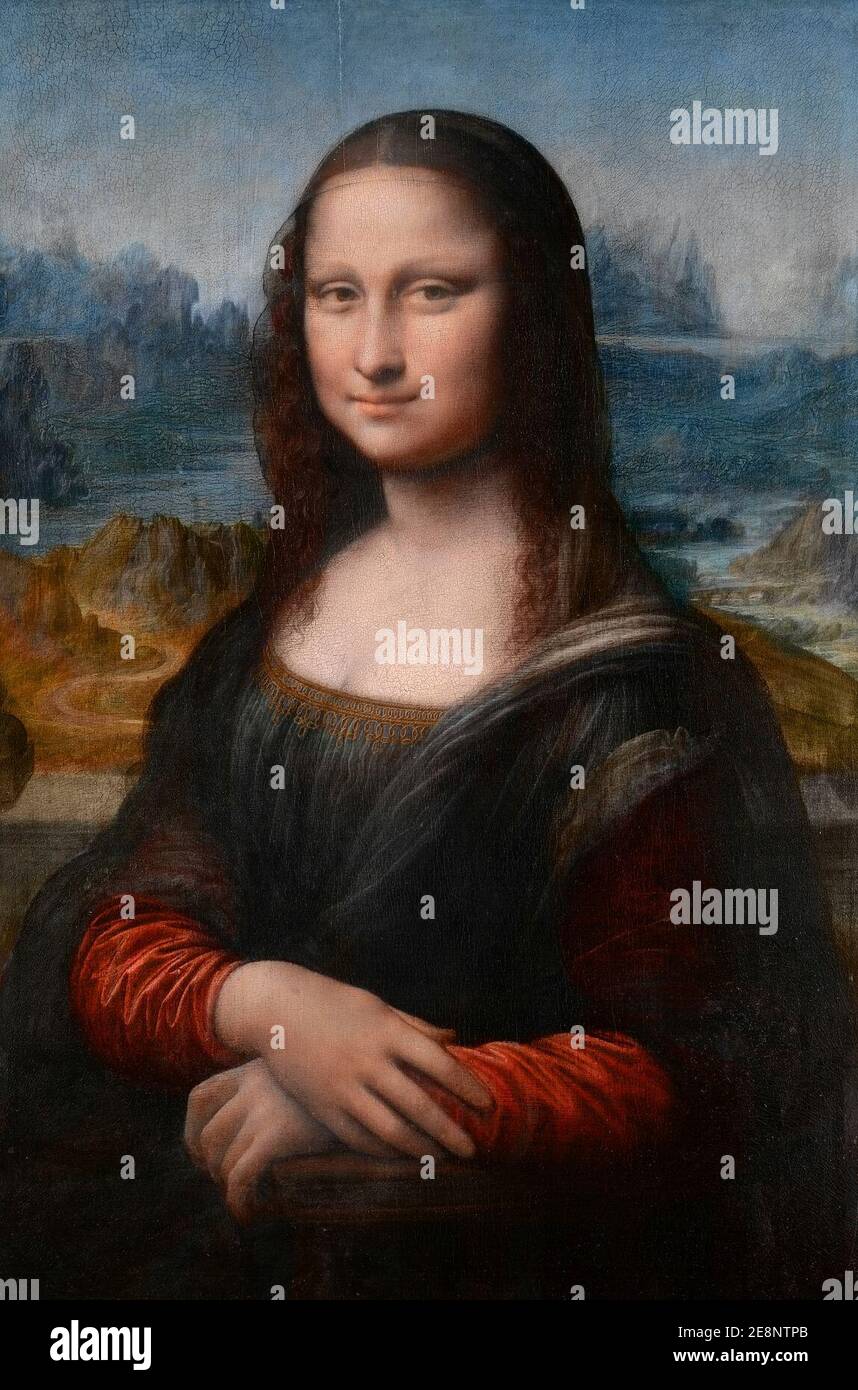 Mona Lisa restored colour, based on ''Prado Copy'' painted by ...