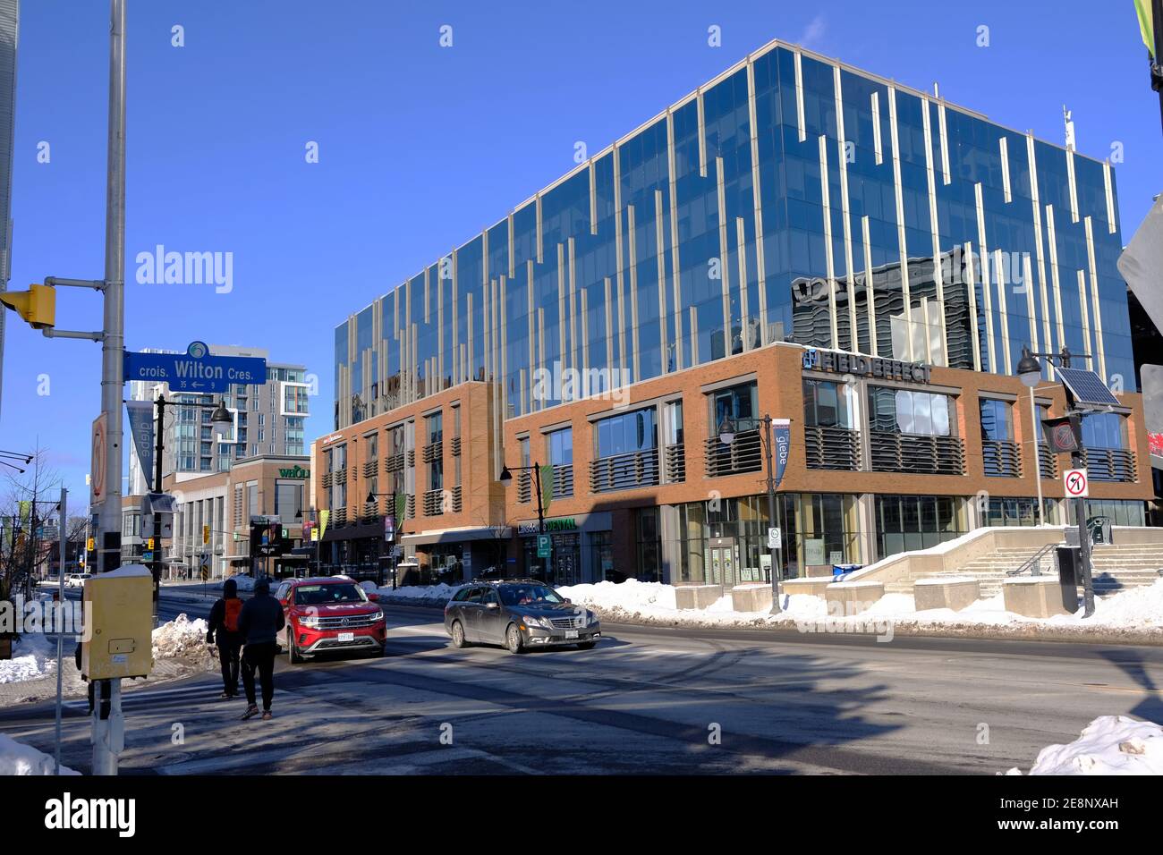 Interesting glass building - offices and shopping space - part of the ...