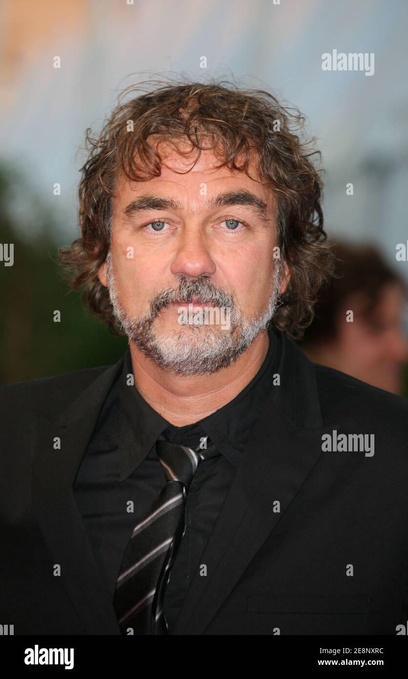 Director and actor Olivier Marchal poses before the special tribute for ...