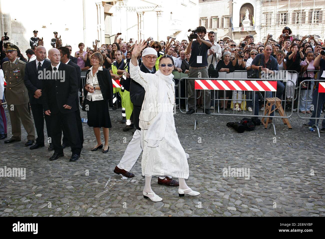 Carla Fracci arrives at the funeral of tenor Luciano Pavarotti' in the ...