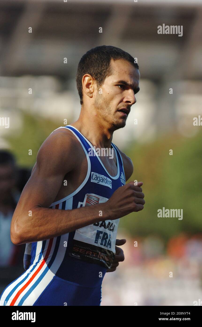 France's Mehdi Baala competes on men's 1500 meters during the ...