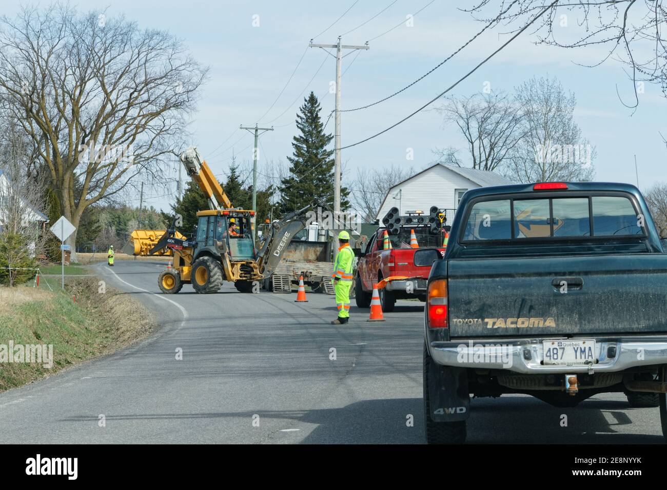 John deere backhoe hi-res stock photography and images - Alamy