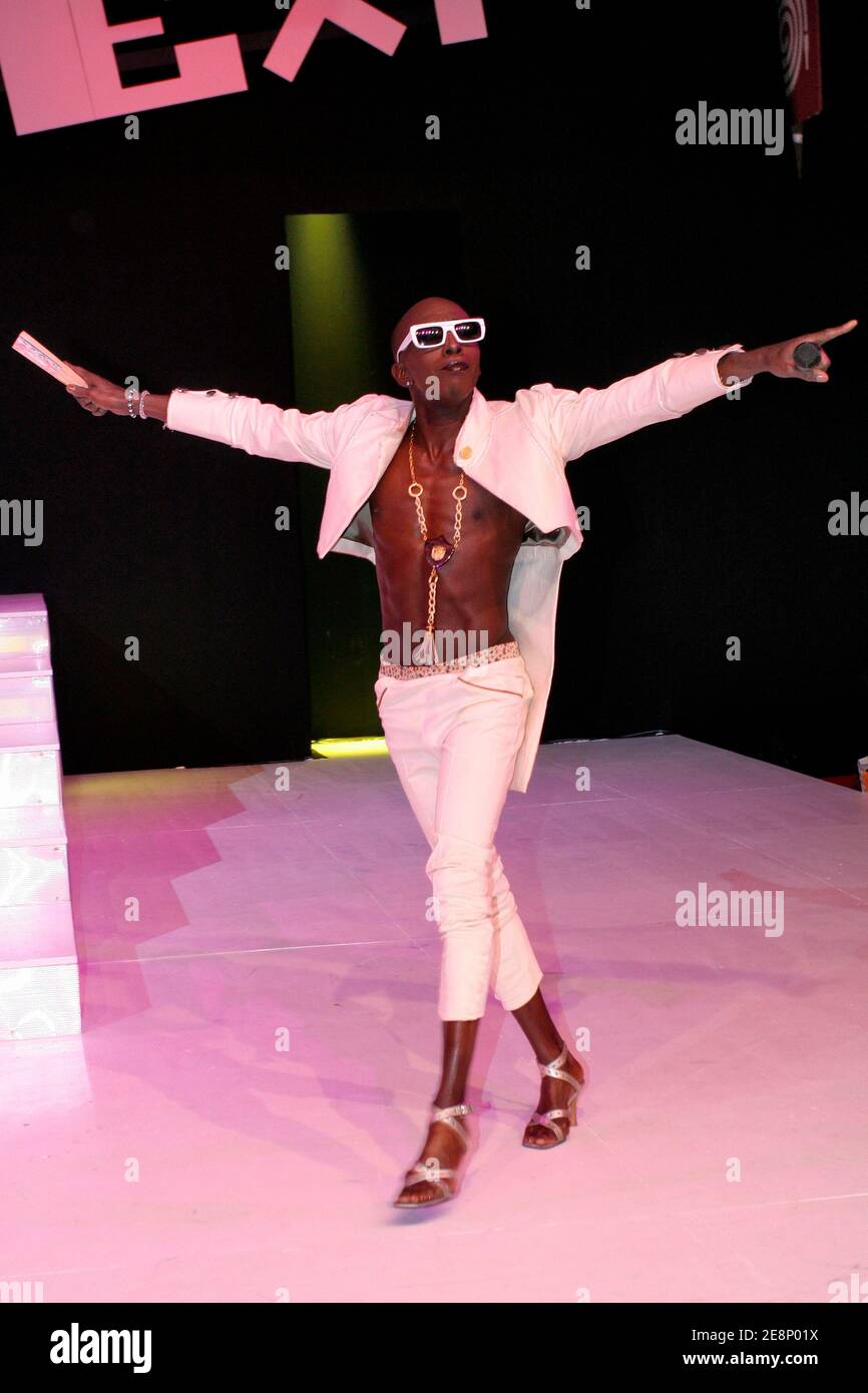 Bobino's lead singer Kova Rea during 'Who's next' exhibition in Paris ...