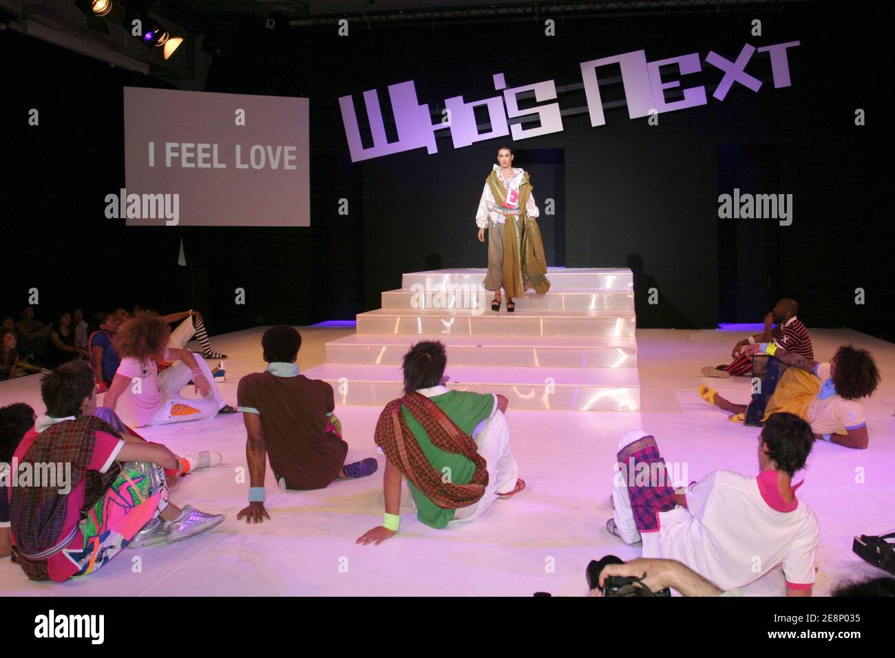 Bobino's lead singer Kova Rea during 'Who's next' exhibition in Paris ...