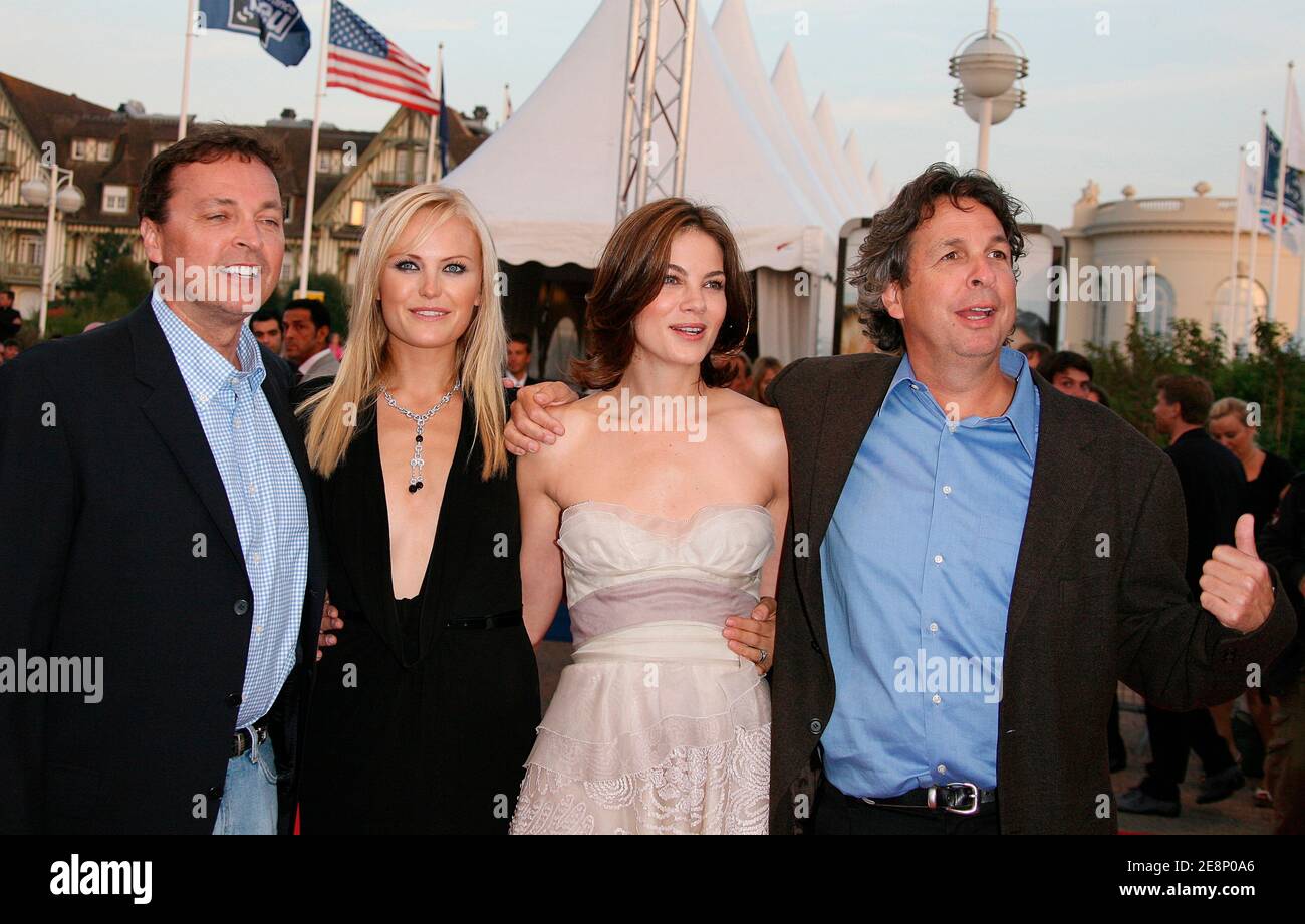 US actresses Michelle Monaghan, Malin Akerman and directors Peter and ...