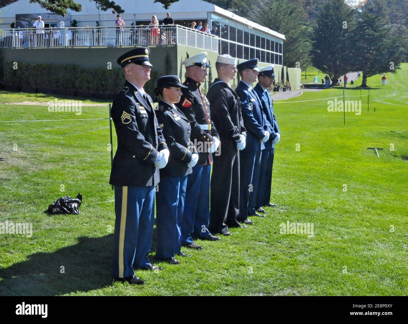 Military at AT&T Pebble Beach Pro Am (16386829250 Stock Photo - Alamy