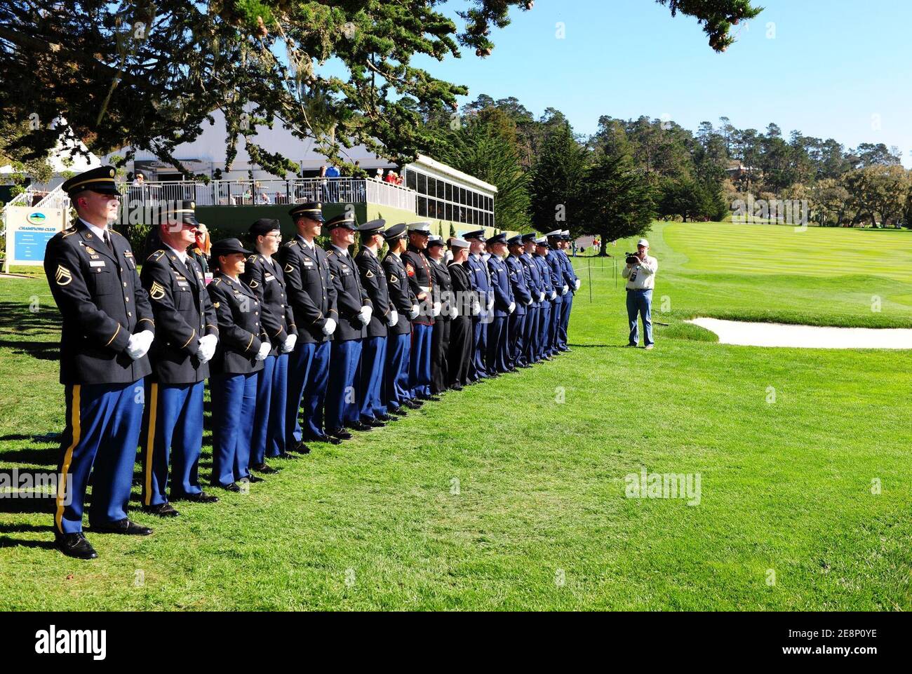Military at AT&T Pebble Beach Pro Am (15954093043 Stock Photo - Alamy