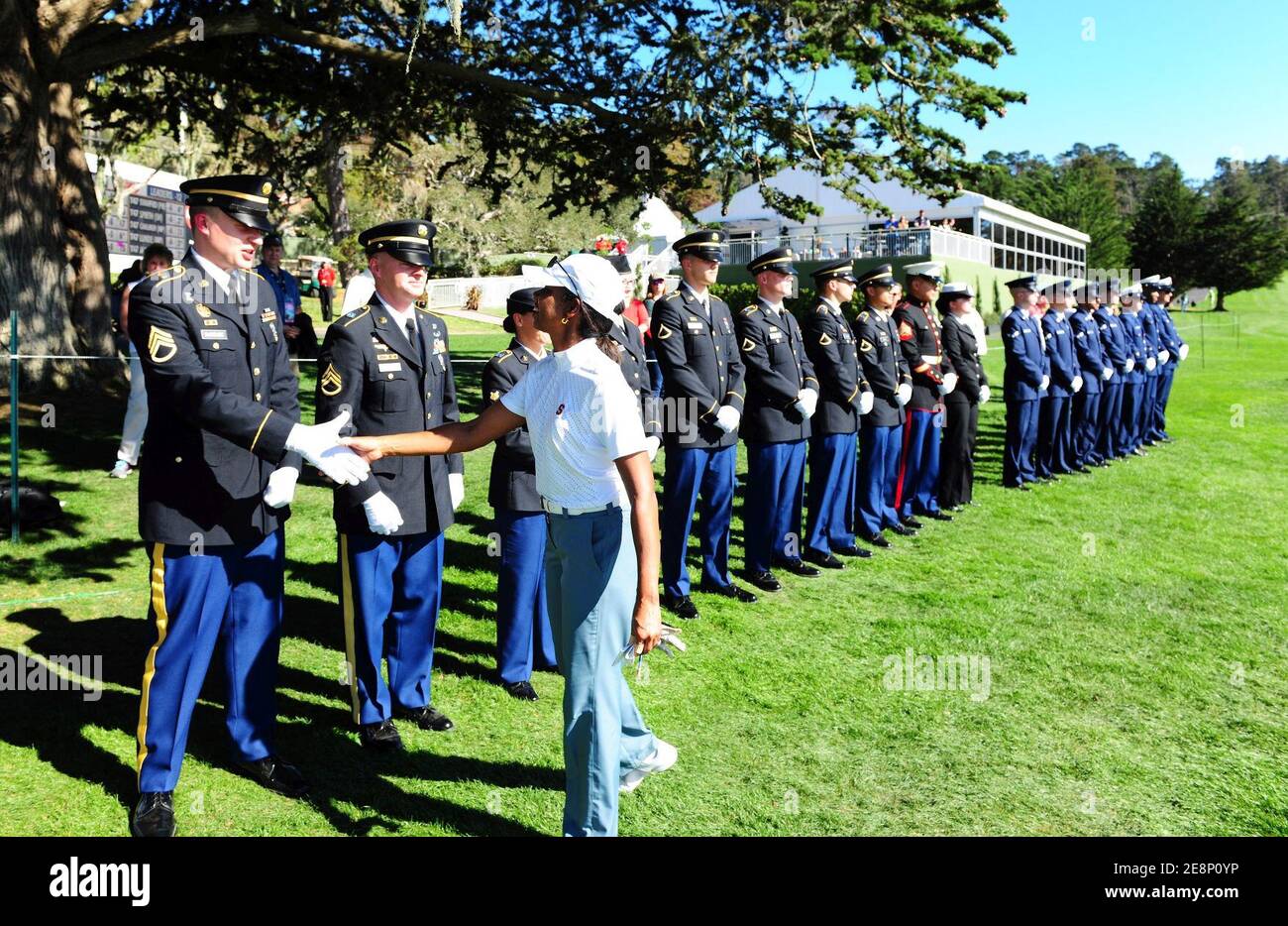 Military at AT&T Pebble Beach Pro Am (16572623031 Stock Photo - Alamy