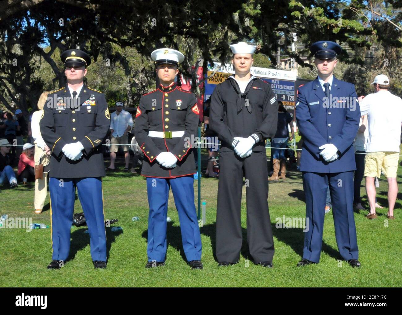 Military at AT&T Pebble Beach Pro Am (16574284675 Stock Photo - Alamy