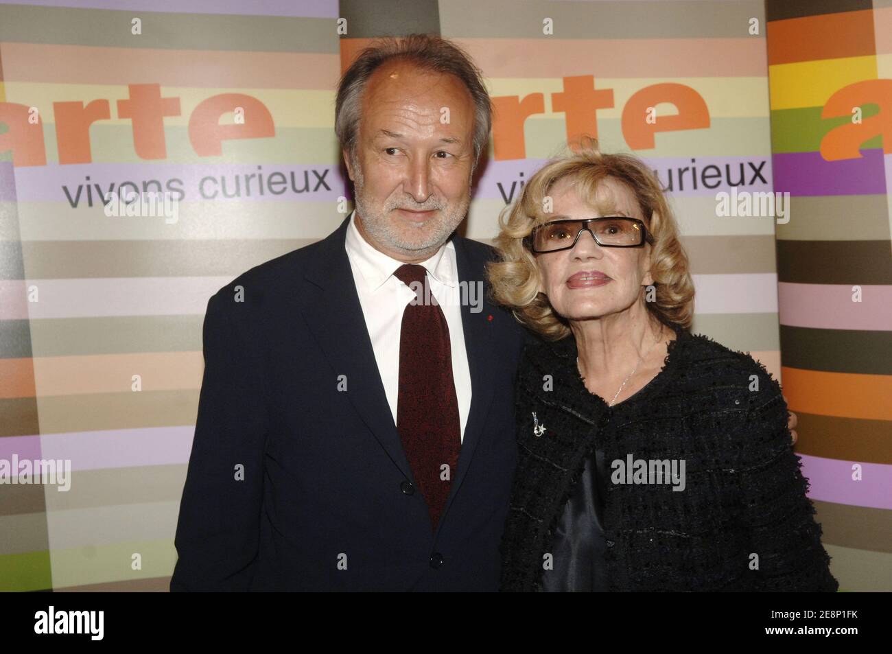Jerome Clement and Jeanne Moreau attend the Premiere of 'Monsieur Max ...