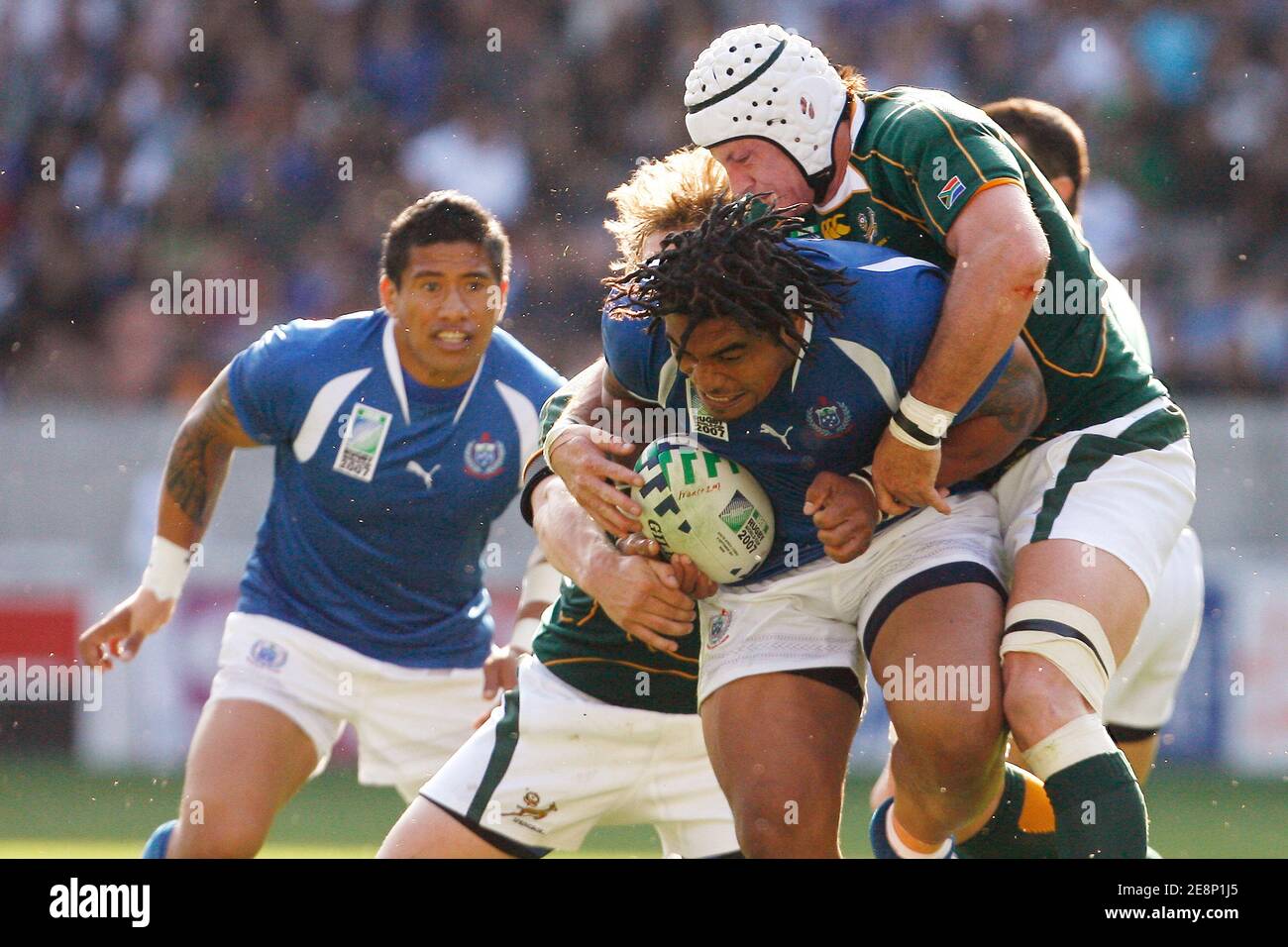 Samoa's Henry Tuilagi during the IRB Rugby World Cup match Pool A ...