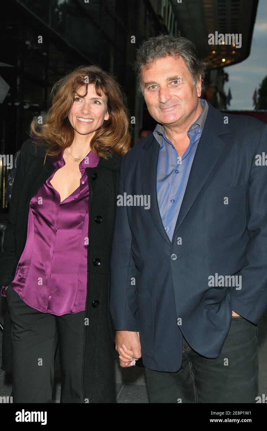 Actress Florence Pernel and her husband Patrick Rotman attend the ...