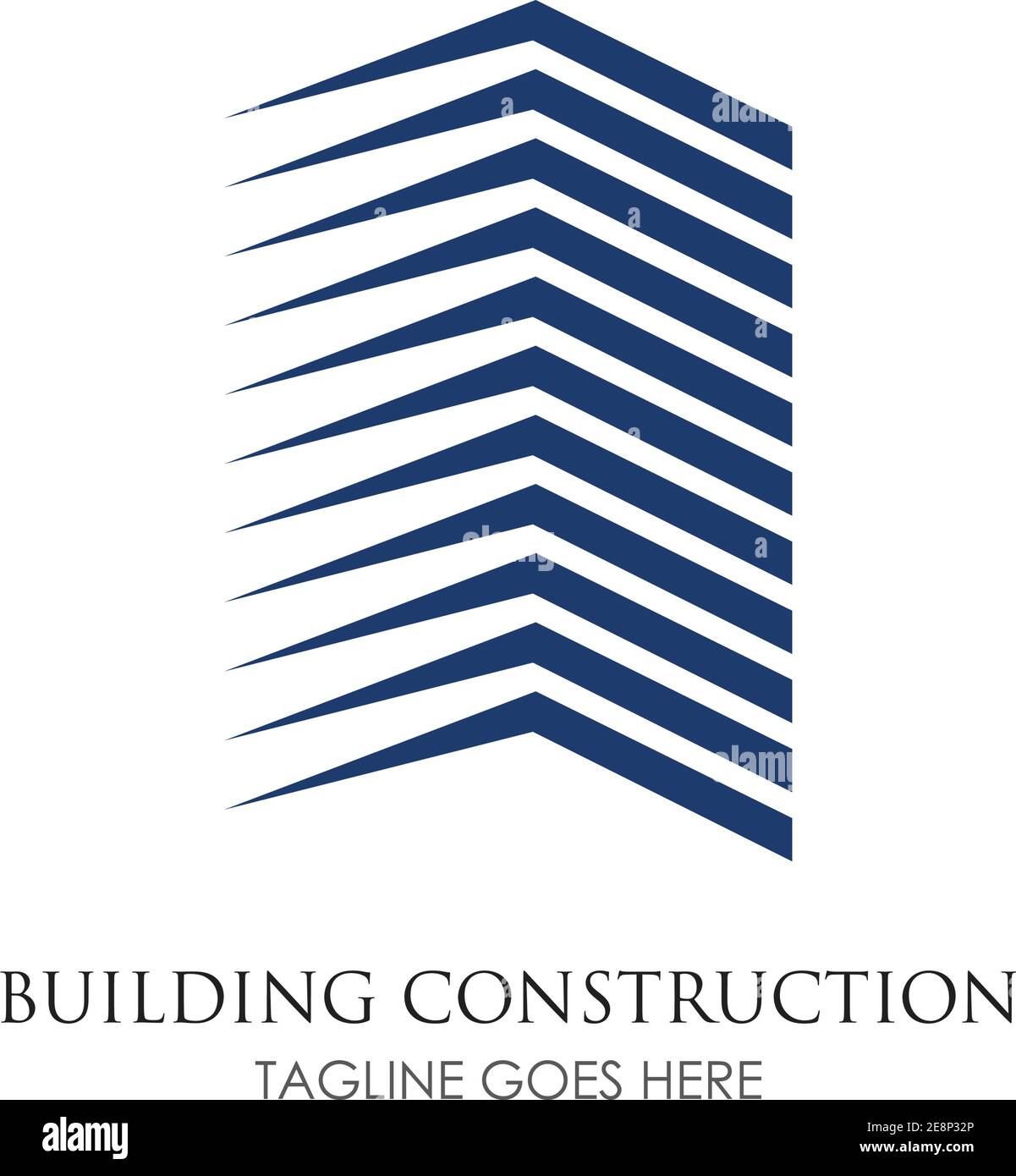 Creative Home Building Concept Logo Design Template Stock Vector Image ...