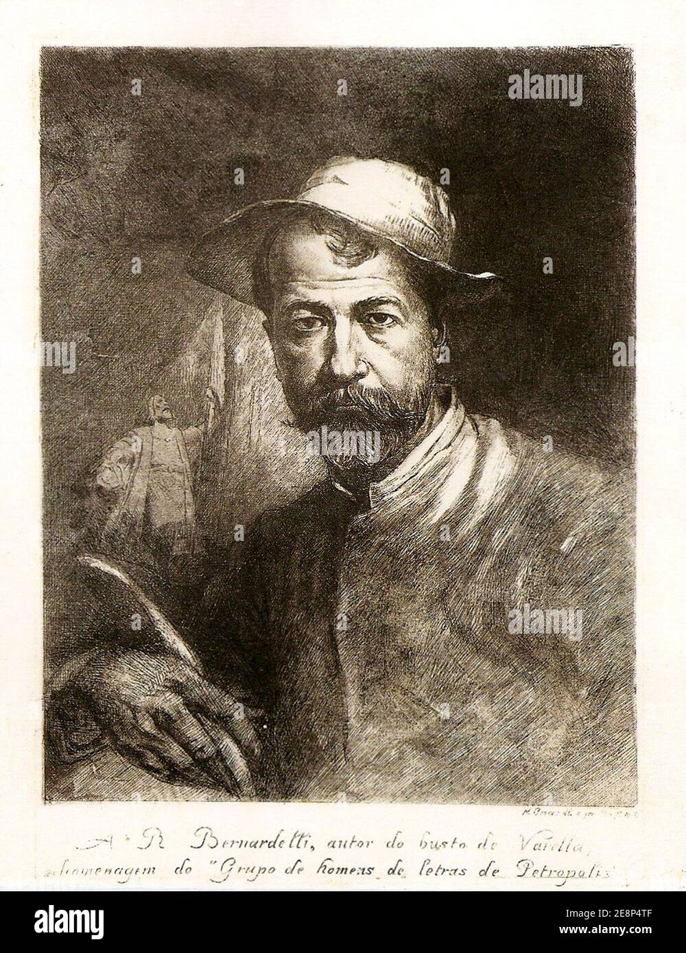 Modesto Brocos - Retrato de Rodolpho Bernardelli Stock Photo - Alamy