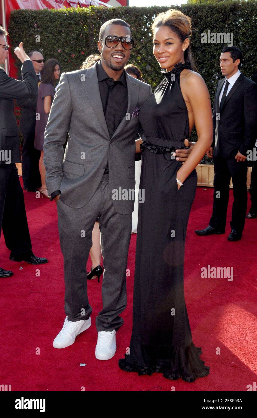 Kanye west fiancee alexis phifer hi-res stock photography and images ...