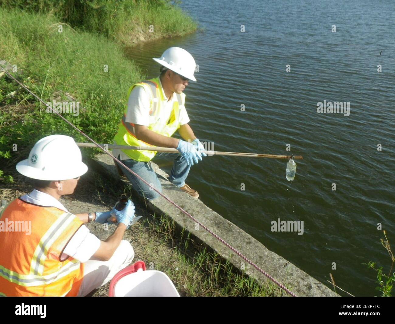 Monitoring surface water (26783242546 Stock Photo - Alamy