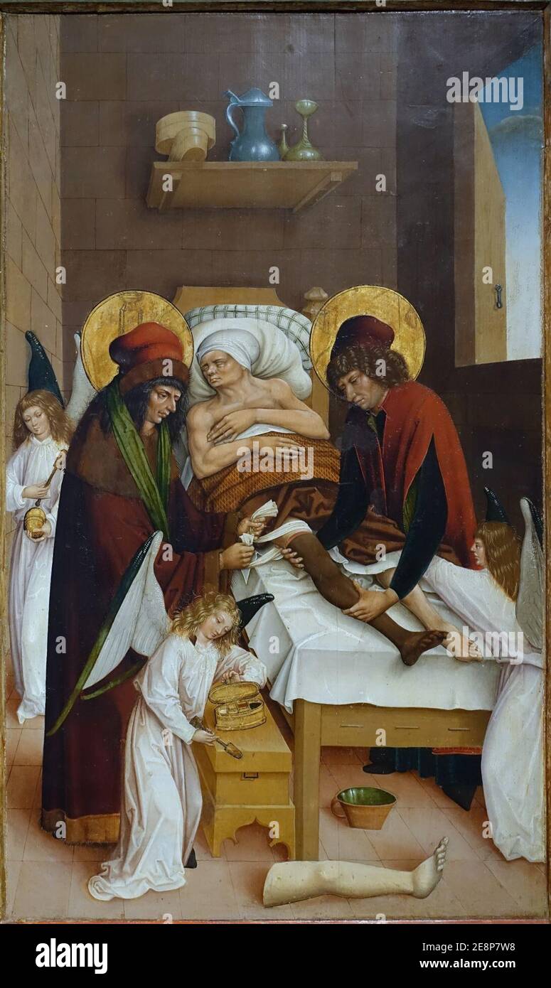 Cosmas damian miracle leg hi-res stock photography and images - Alamy