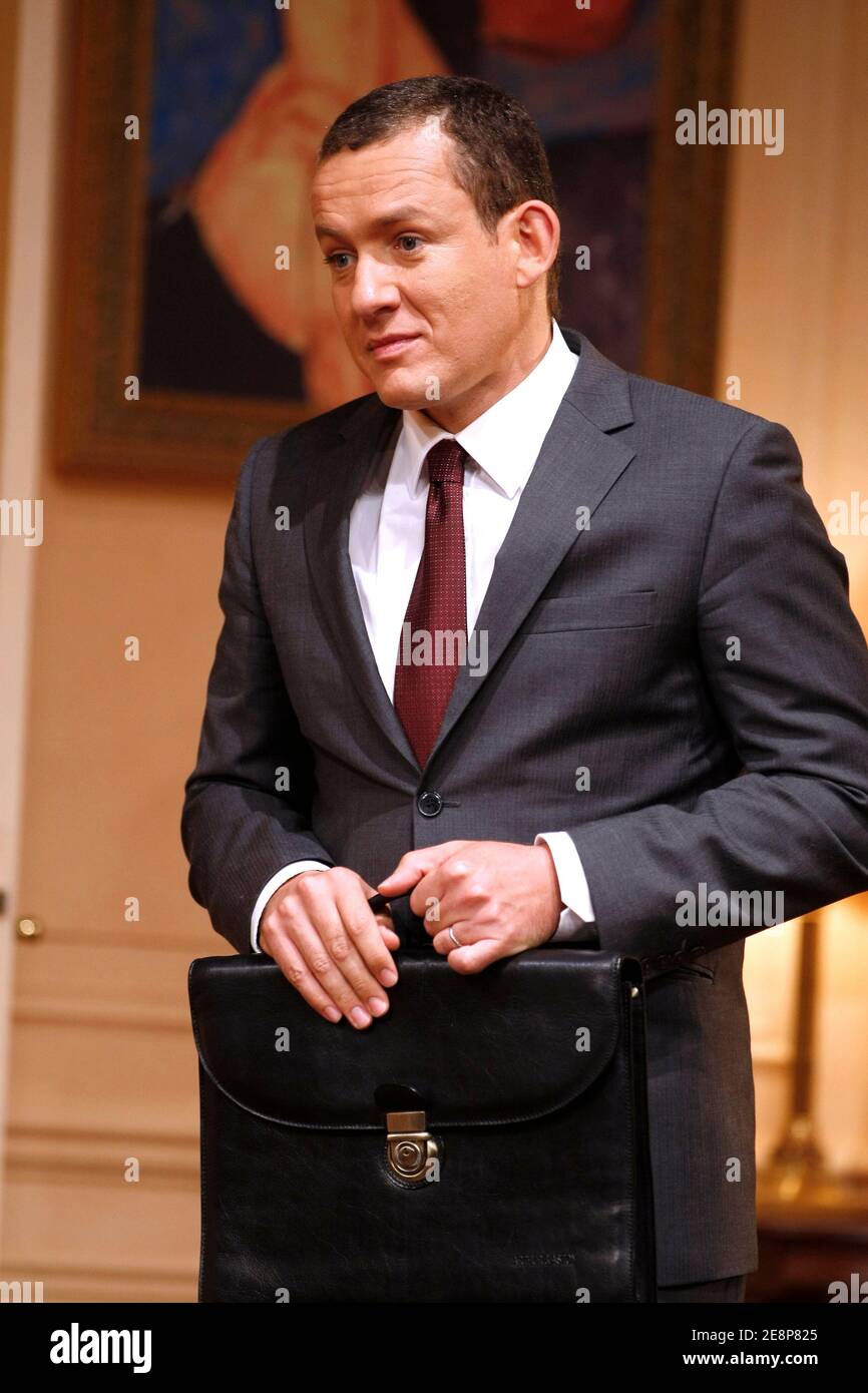 French actor Dany Boon during the run-through of the play 'Le Diner de ...