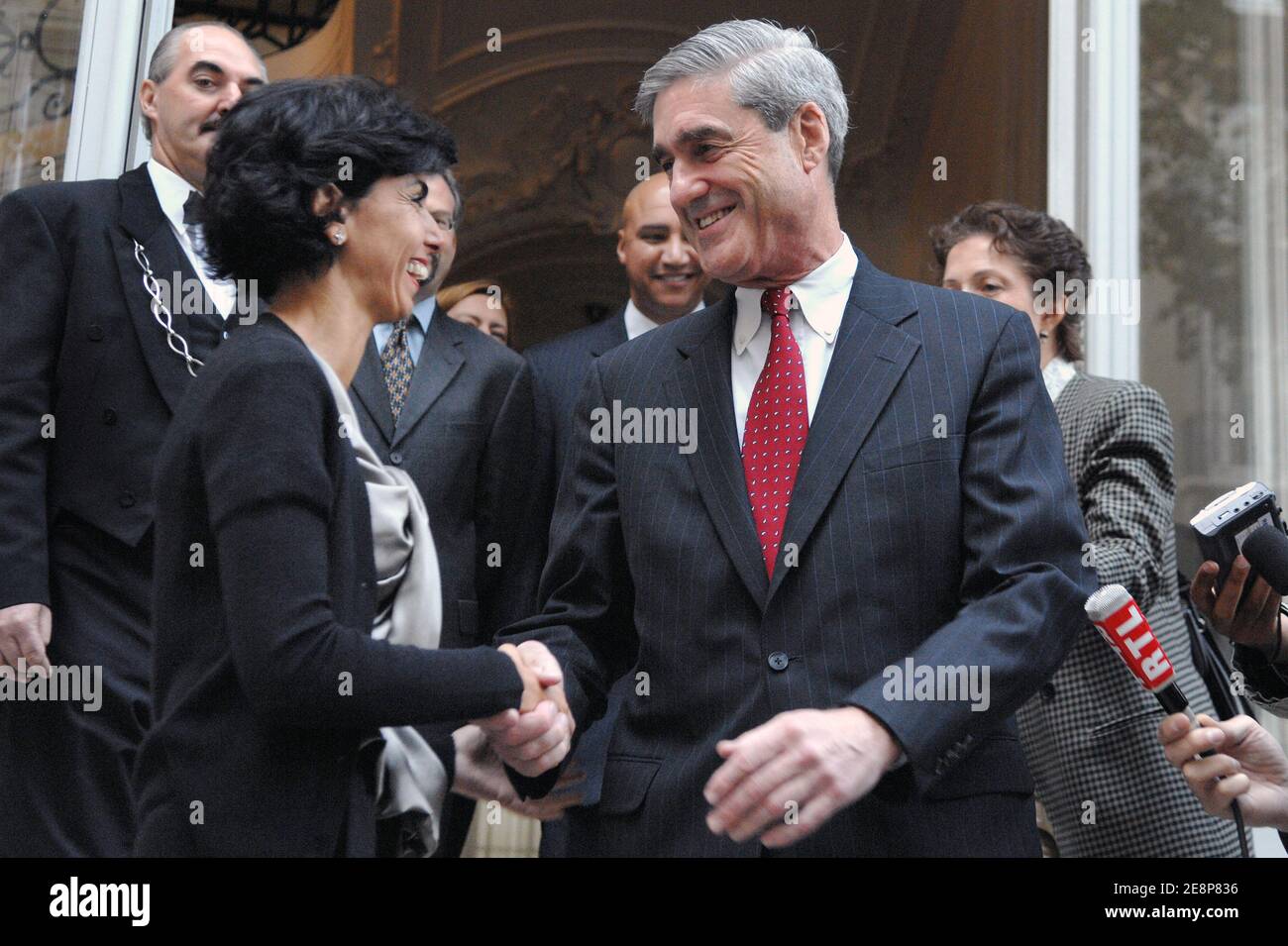 Federal bureau of investigations (FBI) Director Robert Mueller arrives ...