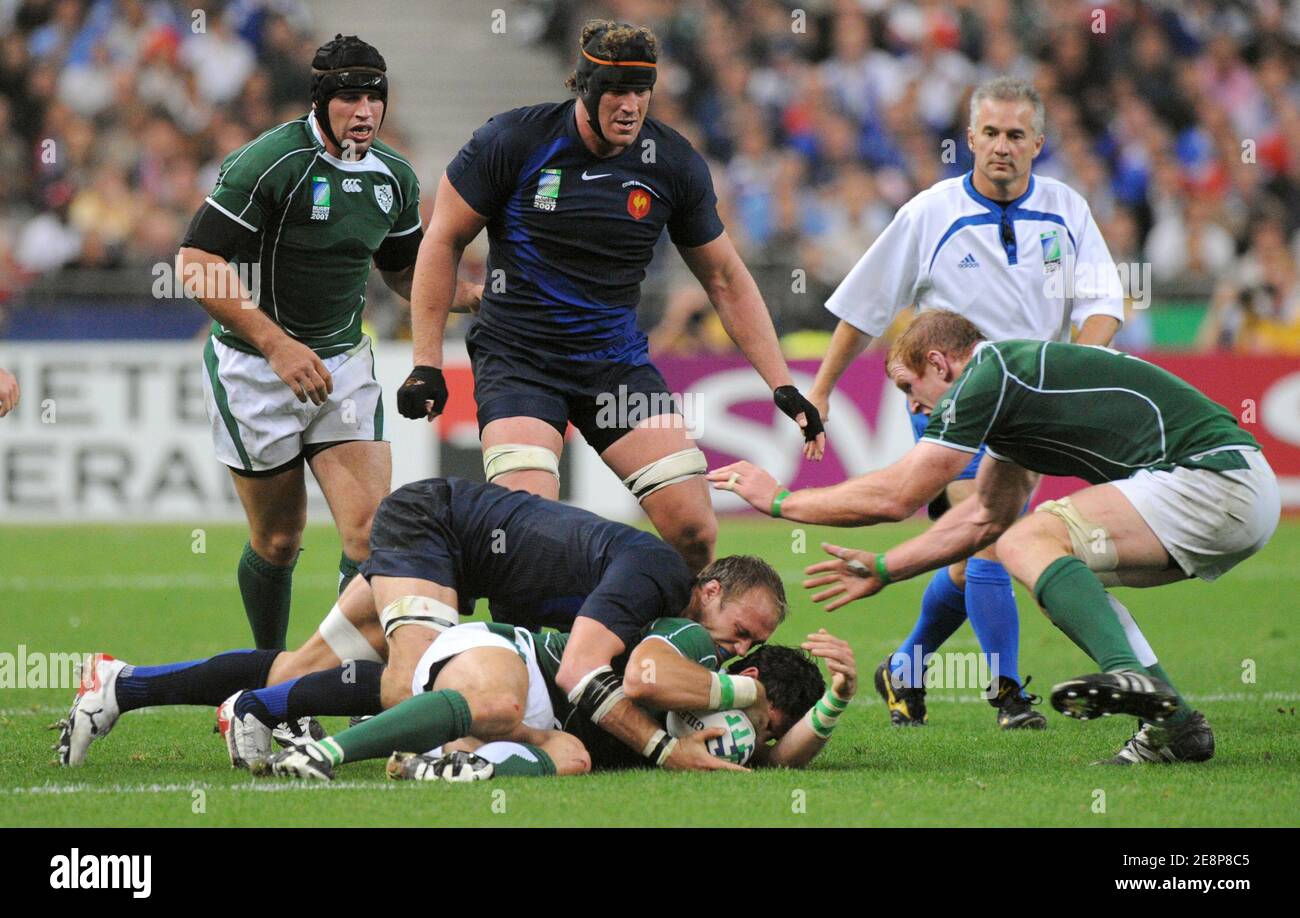 Ireland's flanker Simon Easterby during the IRB Rugby World Cup 2007 ...
